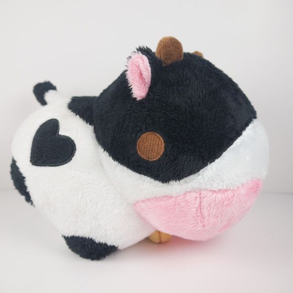 Fluff Nest | Toys | Fluff Nest Puff Pals Toby Cookie Cow Black White 7 ...